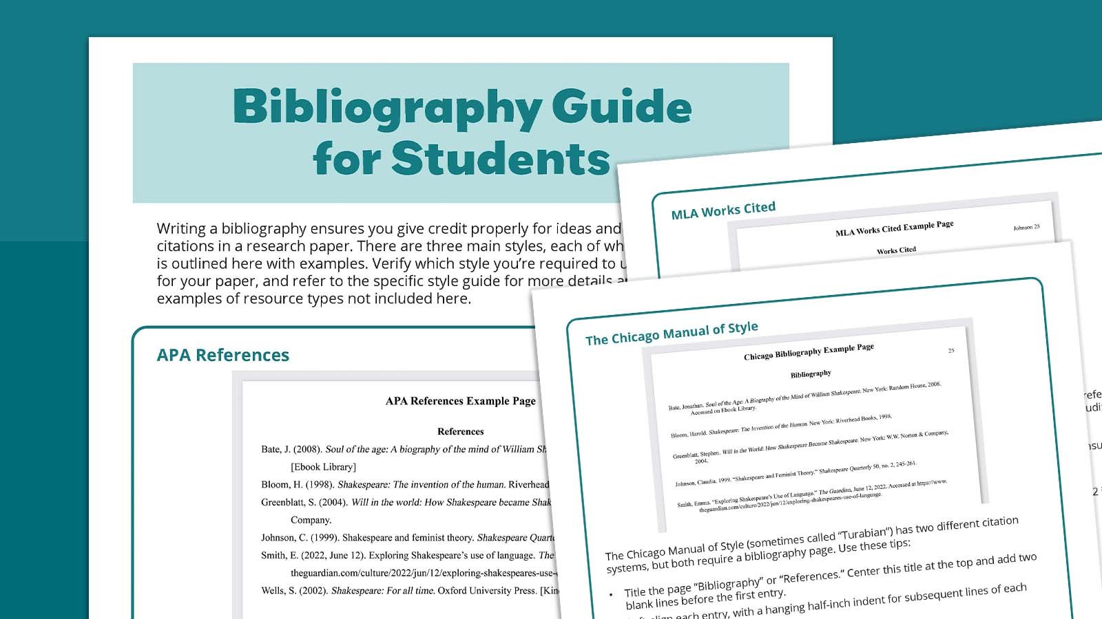 How To Write a Bibliography (Plus Printable Guide With Examples ...