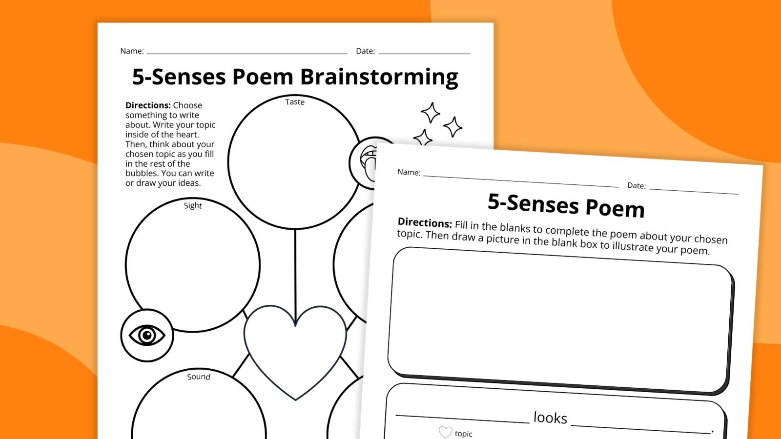 5 Senses Poem Template Bundle (Free Printables) – Kansas Digital News